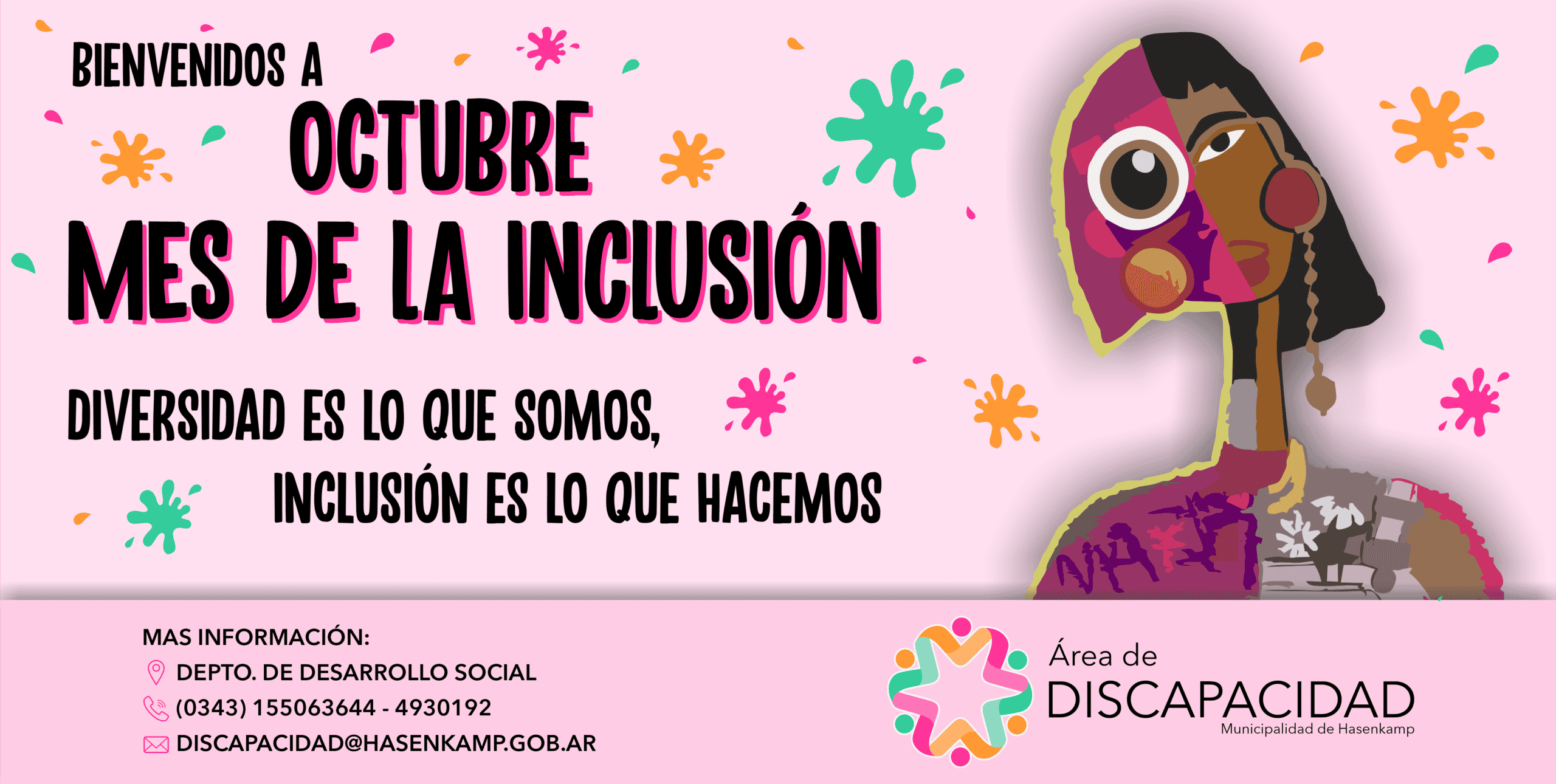 EL ÁREA DE DISCAPACIDAD MES DE LA INCLUSIÓN. – Municipalidad de Hasenkamp